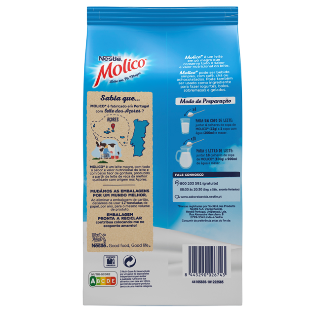NESTLÉ Molico - Leite em Pó Magro, 380g – Armazém Brasil