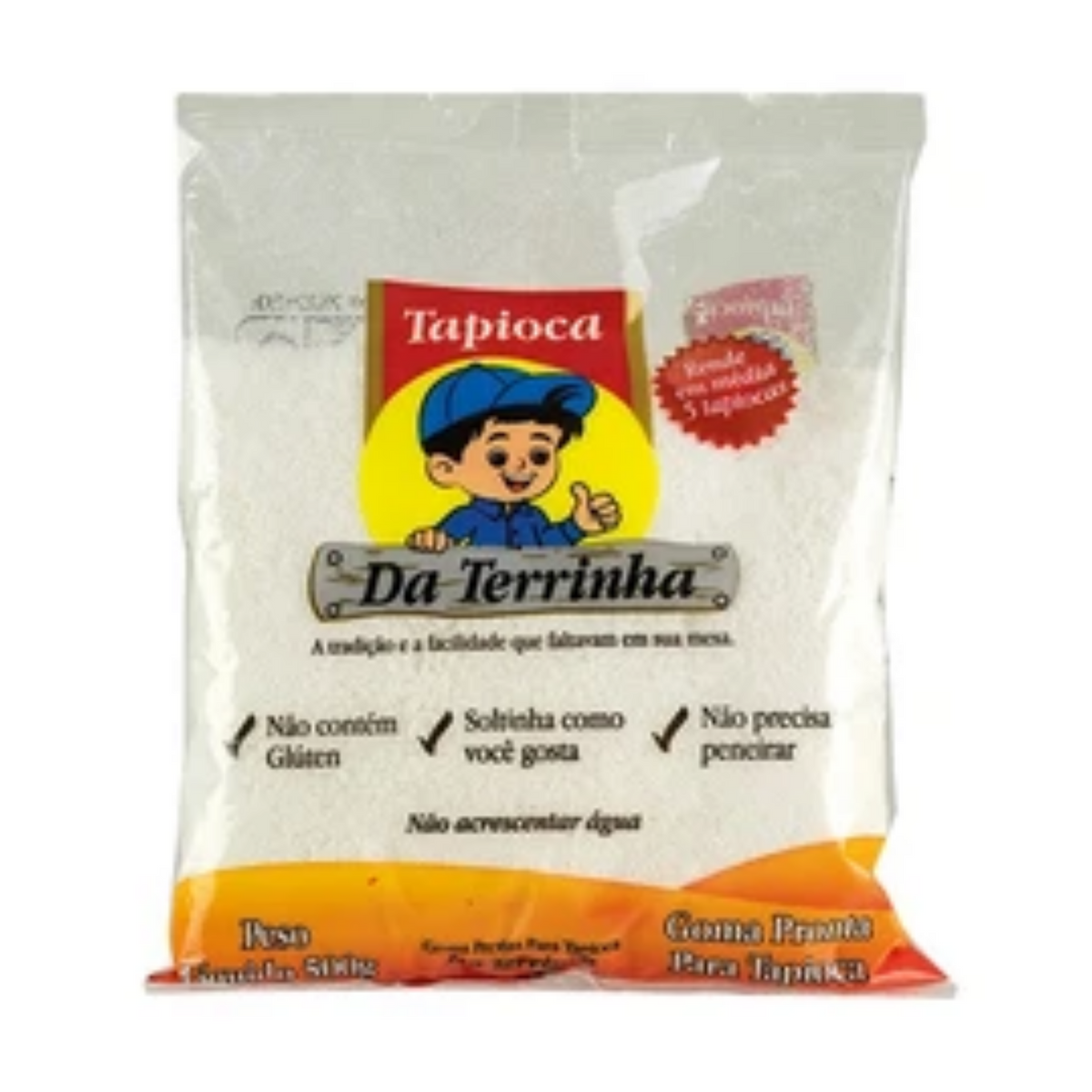DA TERRINHA Goma pronta para Tapioca 500g – Armazém Brasil